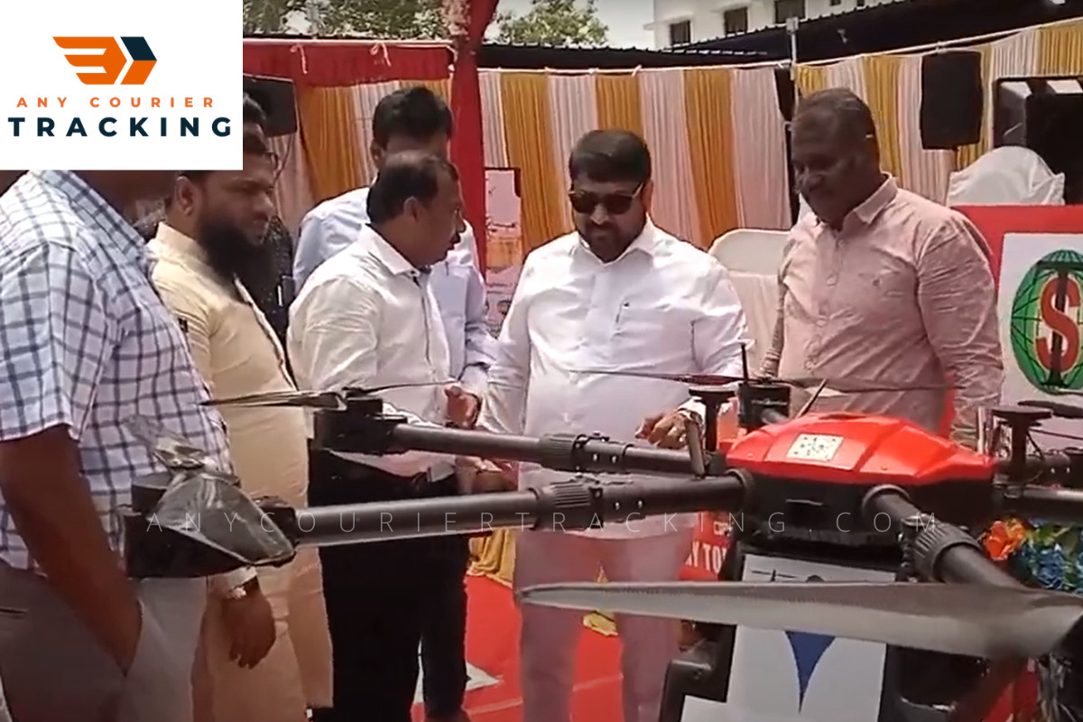 ST Courier Drone Delivery Service Successful Trial in India