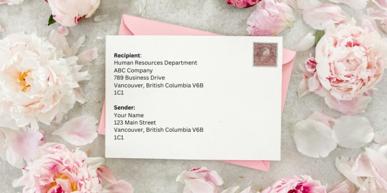 How to Address an Envelope in Canada - Correct Envelope format